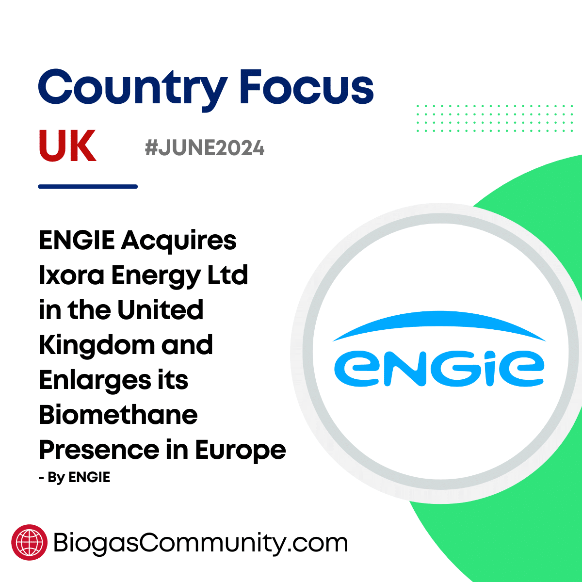 ENGIE Acquires Ixora Energy Ltd in the United Kingdom and Enlarges its ...